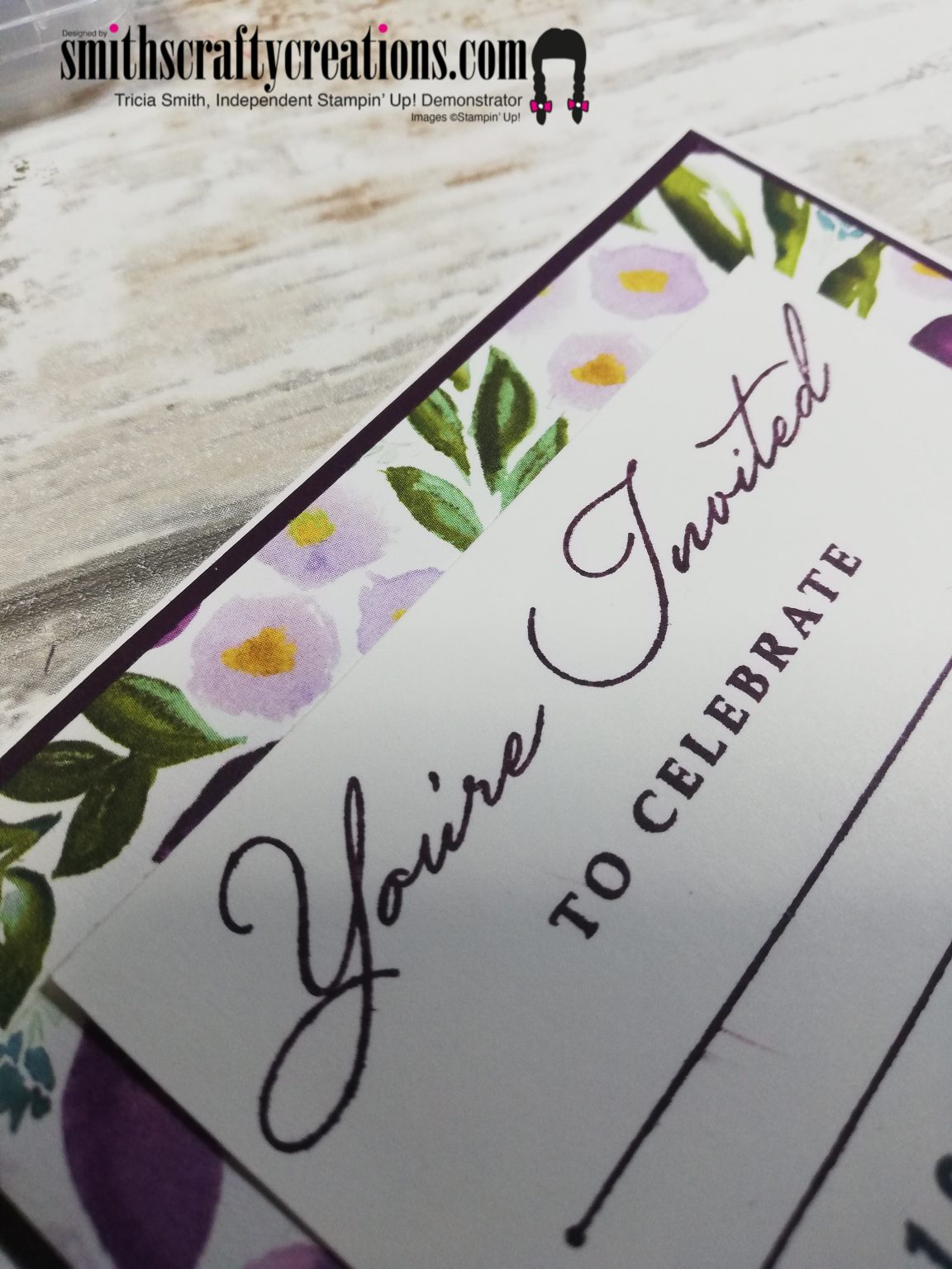 Simple Stamping #49 - How to make Handmade Invitations