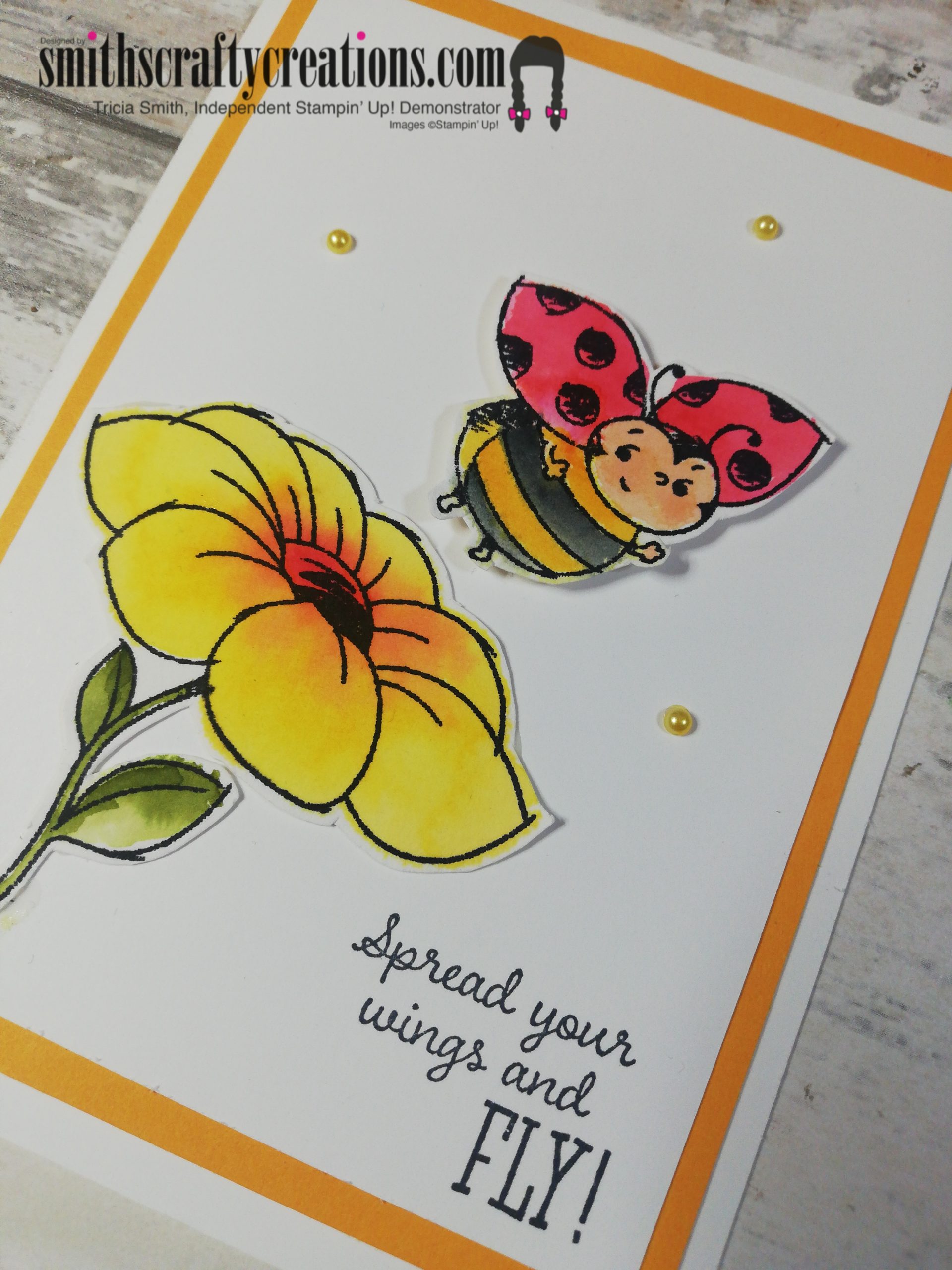 Make it Monday #55 Handmade Ladybird Ladybug Card Idea