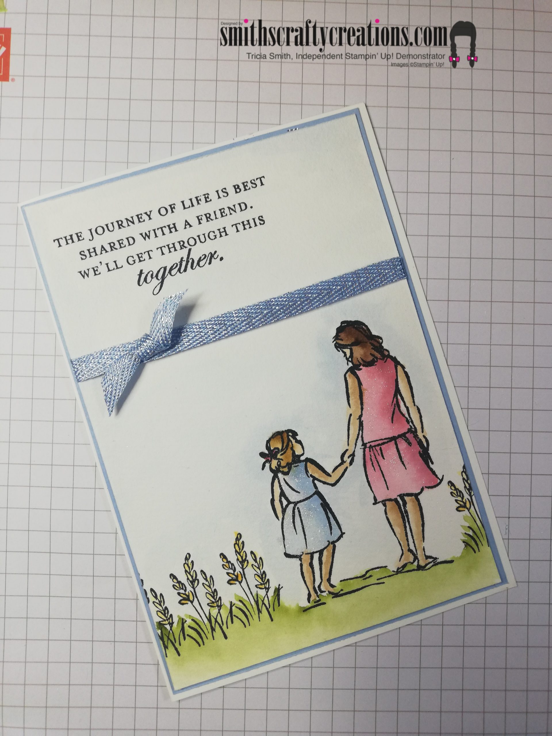 How to make a water-coloured handmade card