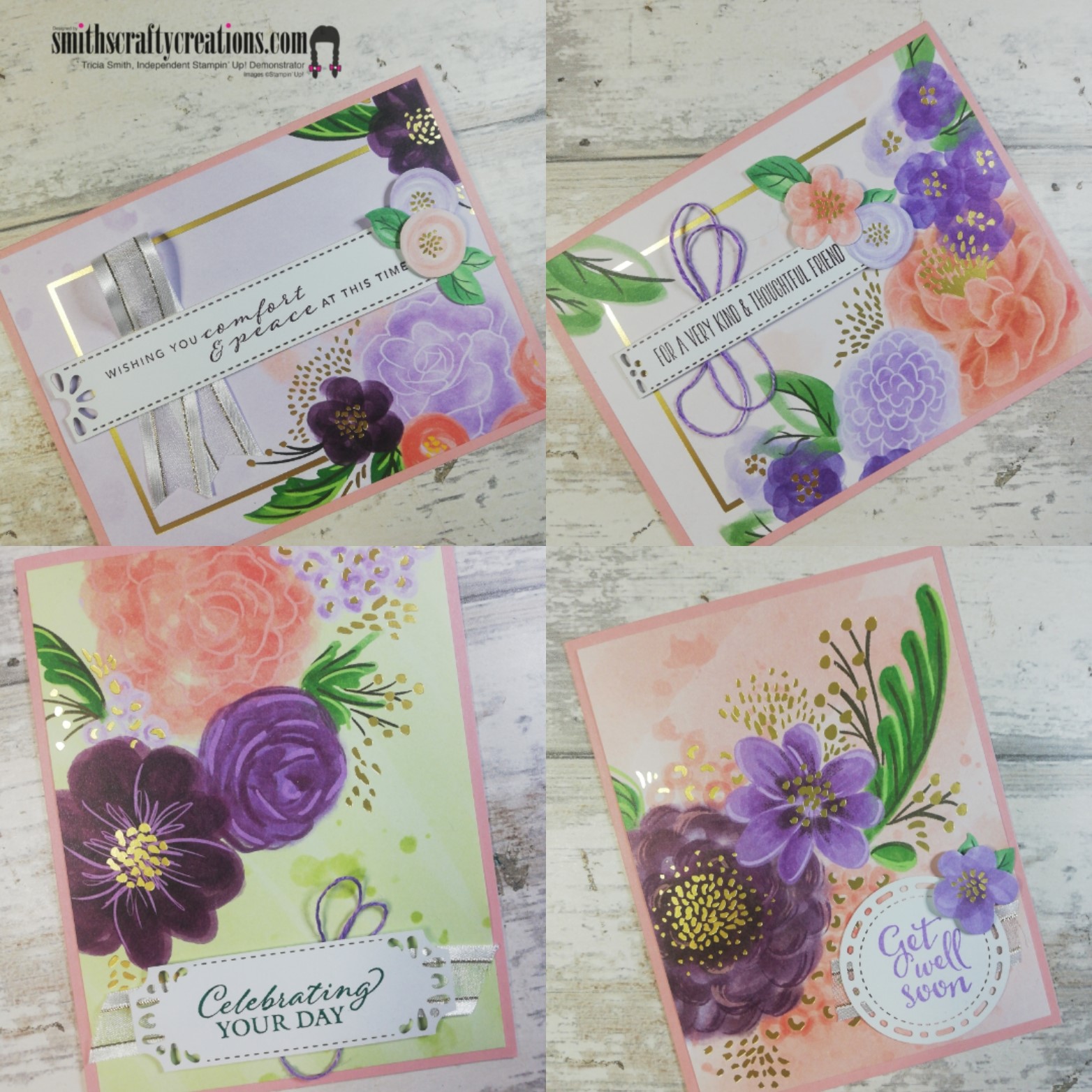 A beautiful striking and vibrant Card Kit