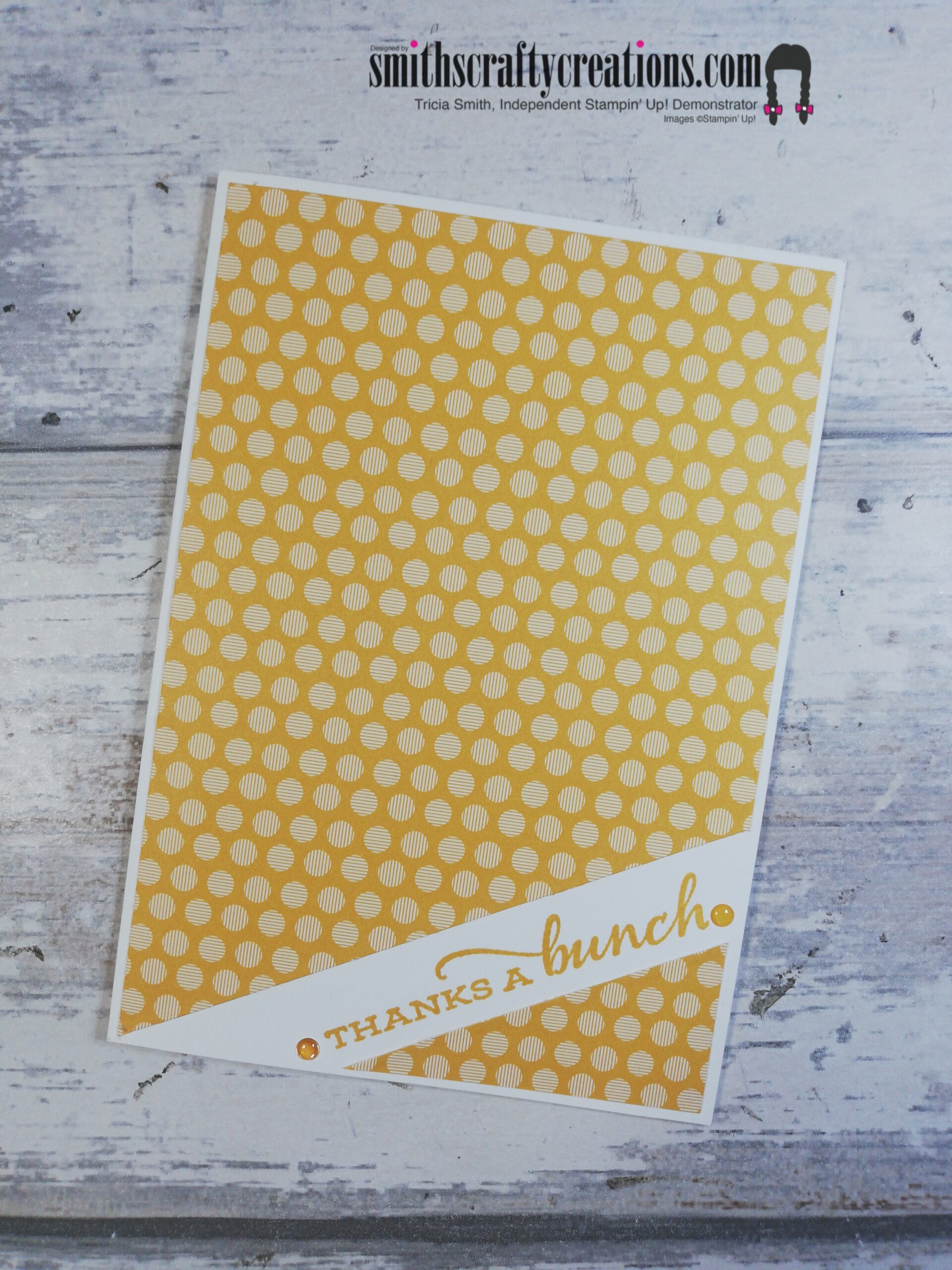 How to Make Angled Edge Handmade Cards - Smiths Crafty Creations