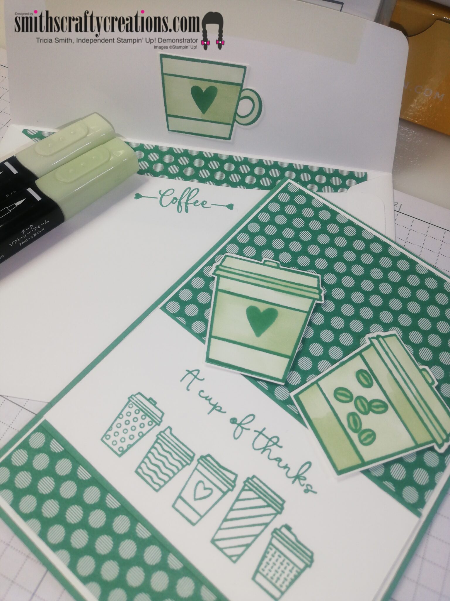 Coffee Themed Handmade Cards