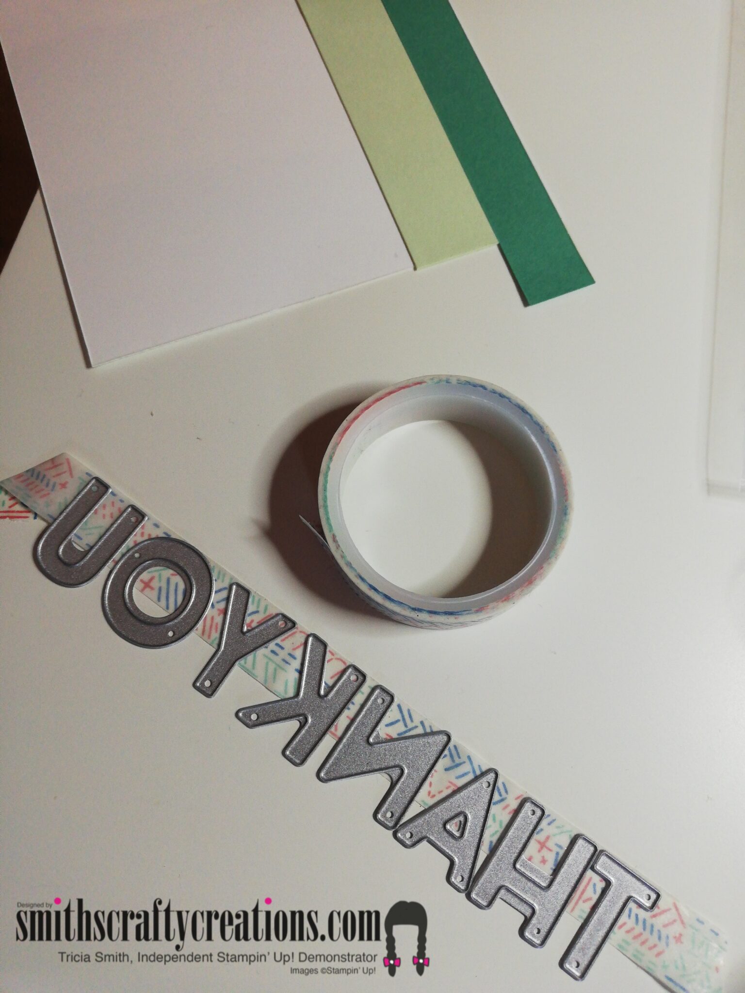 Two Tone Lettering in Card Making