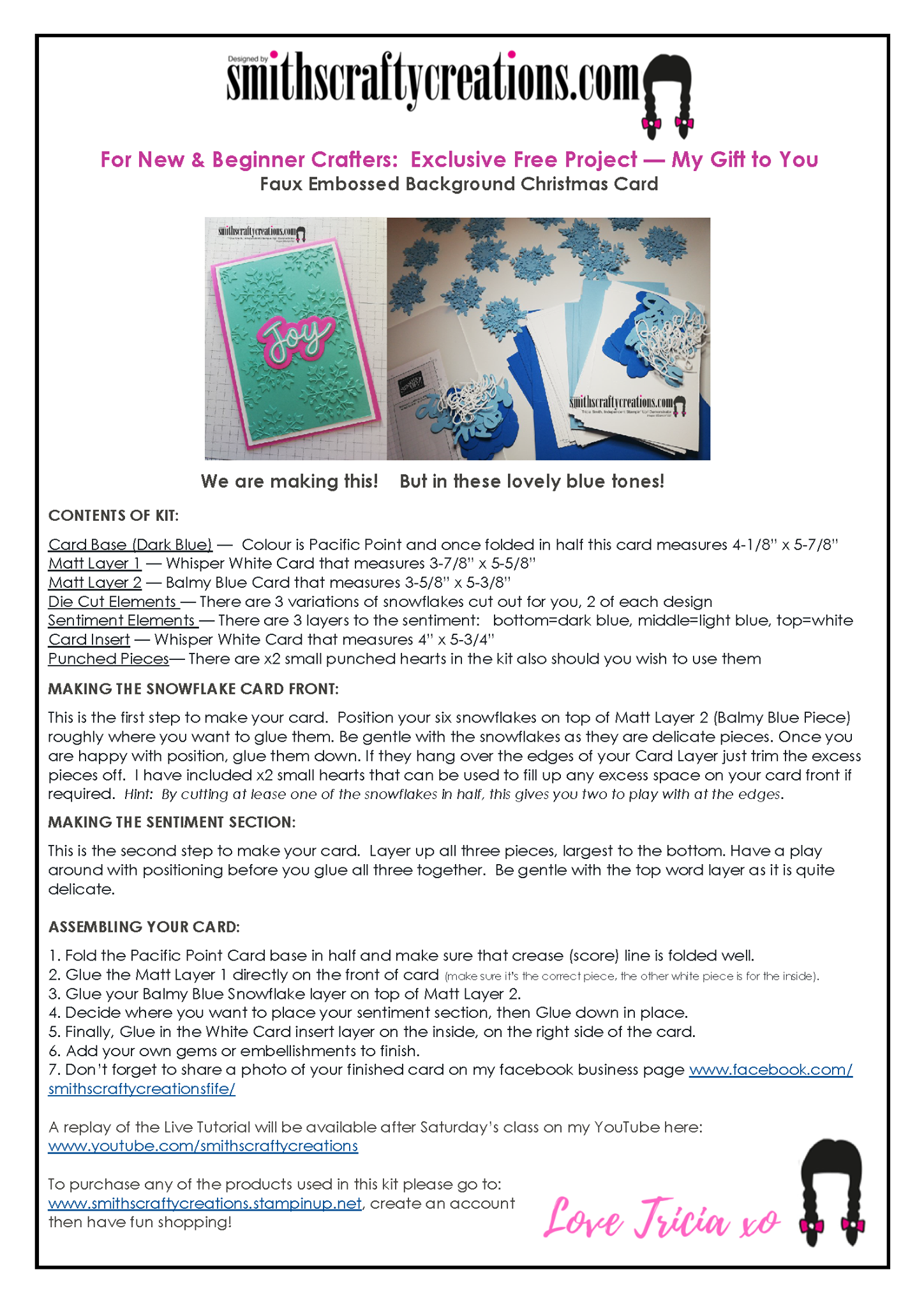 Free Printable Tutorials