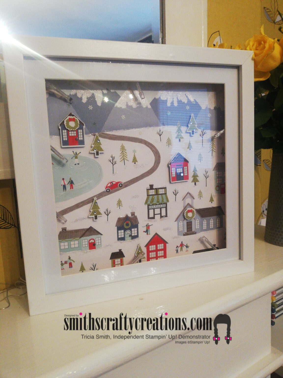 Light Up Christmas Shadow Box