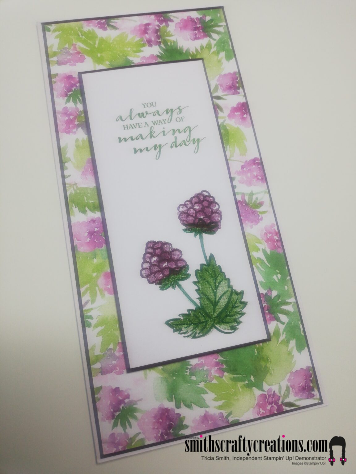 Berry Delightful Handmade DL Cards