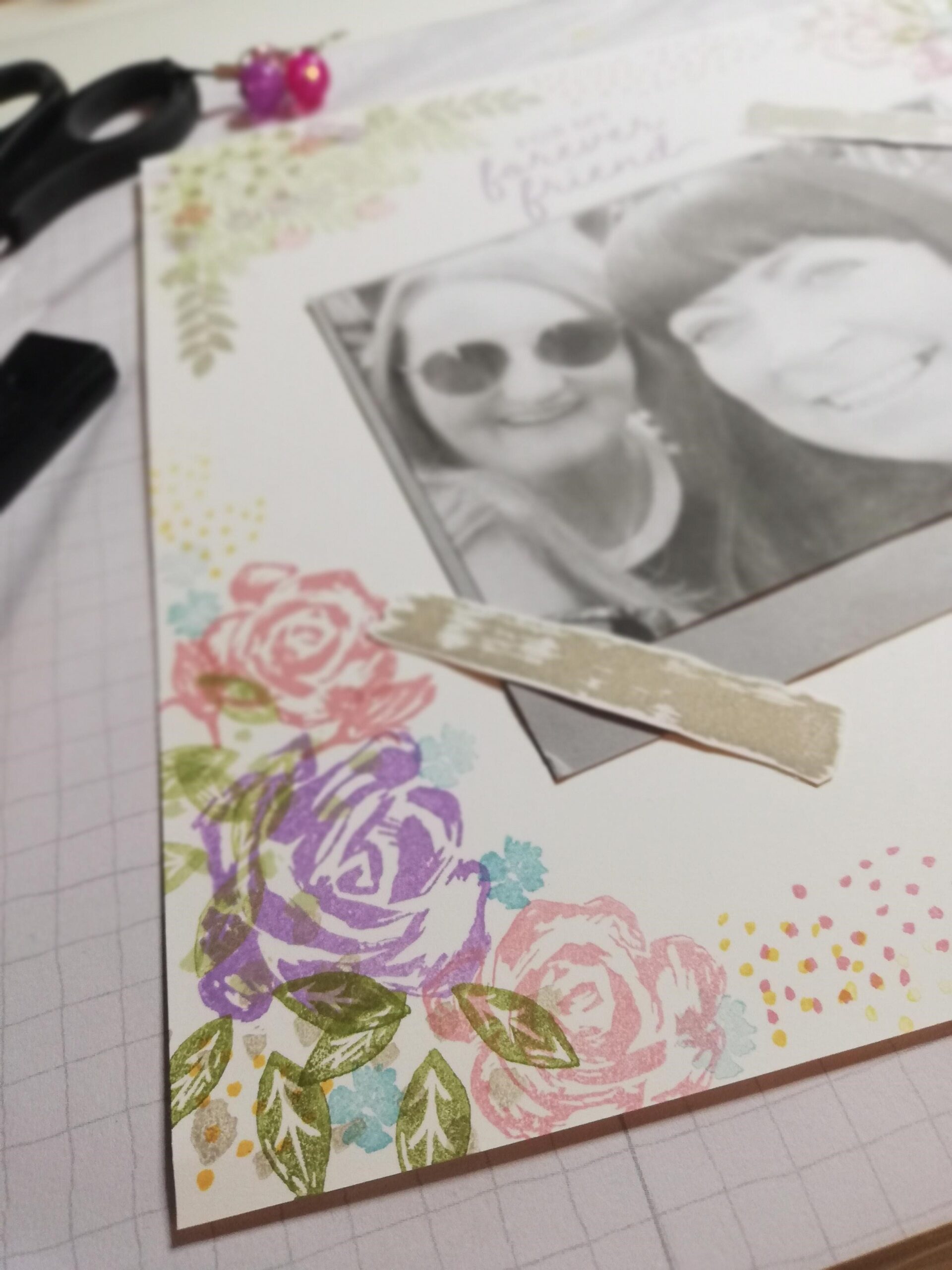 My first Scrapbook Page Creation