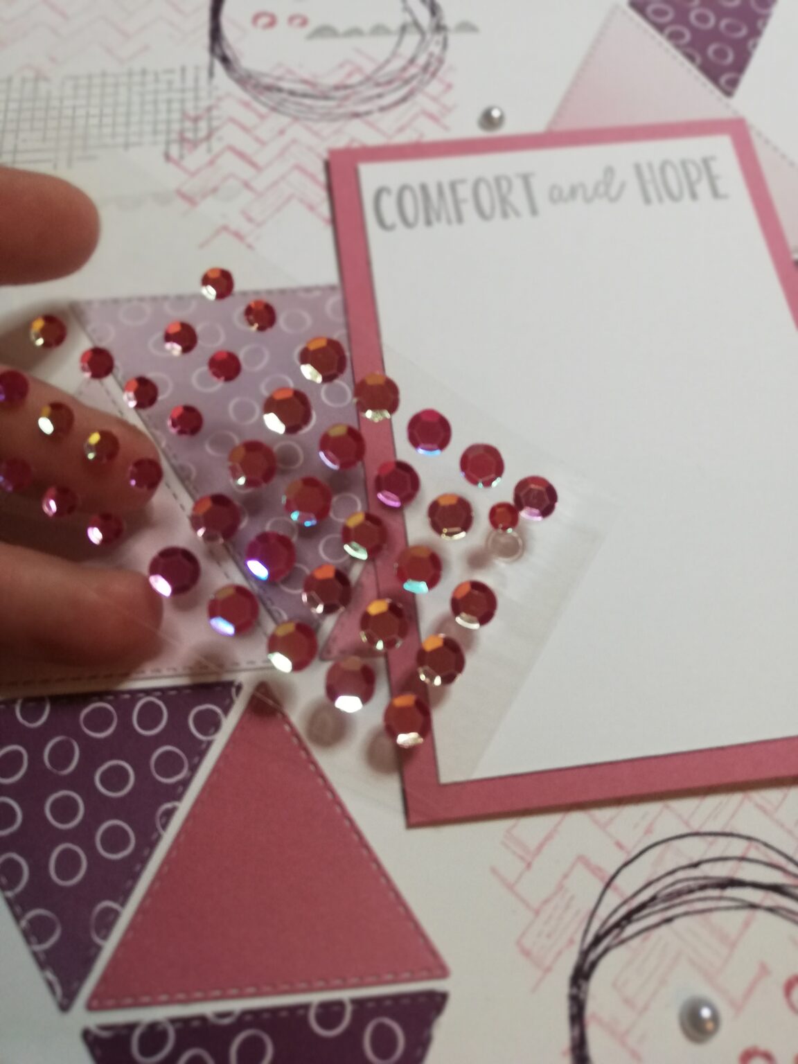 Geometric Scrapbook Page Layout Ideas