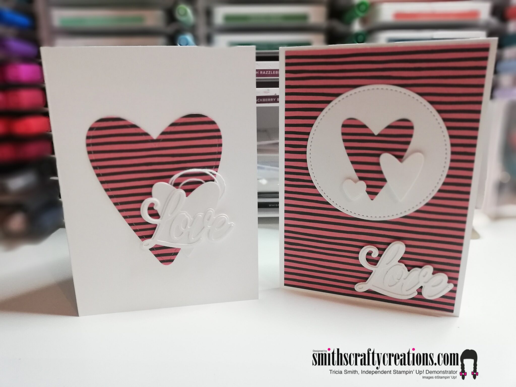 Love Sentiment Cards using Always Dies