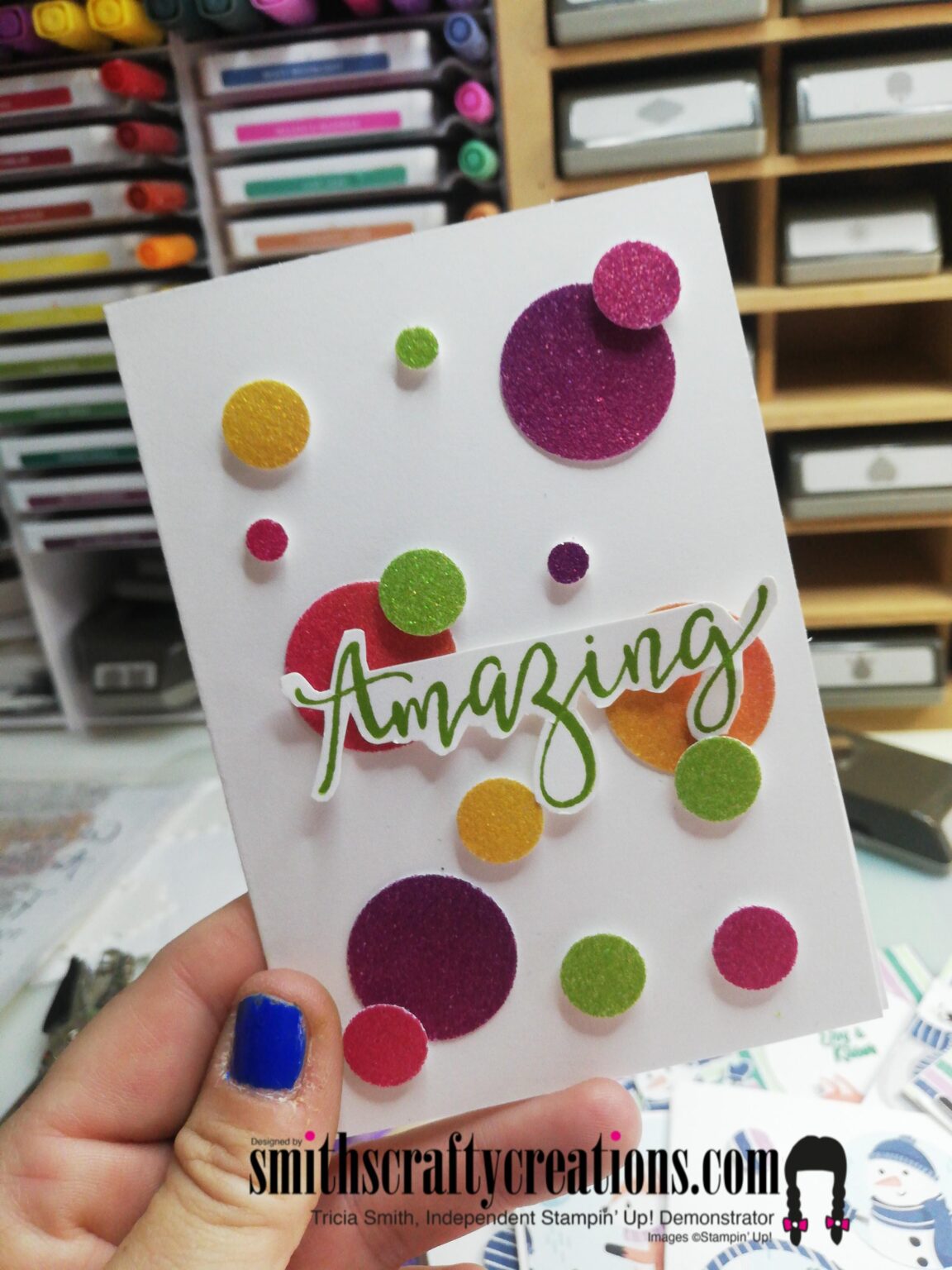 Amazing Polka Dot Card