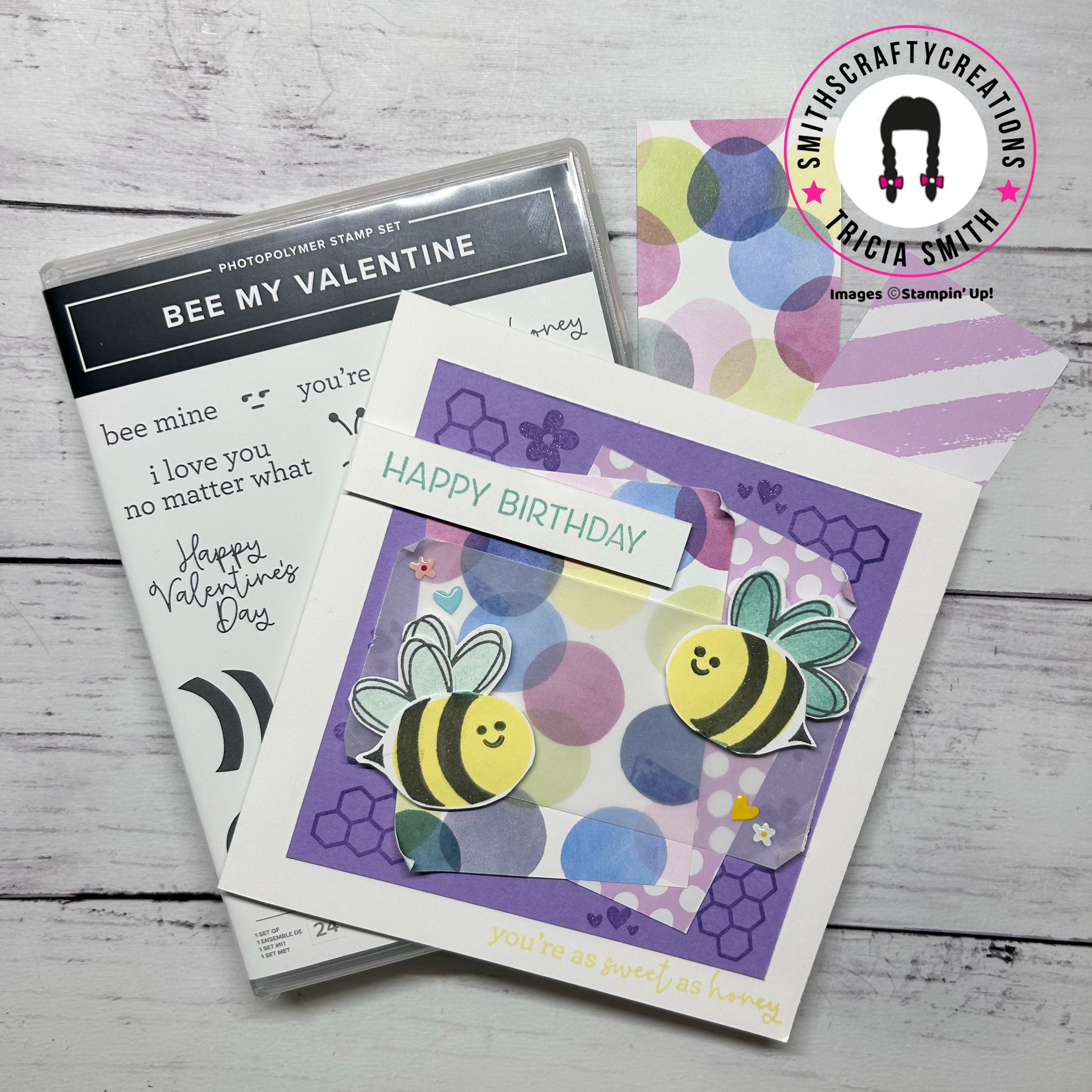 Happy Birthday Bee Card